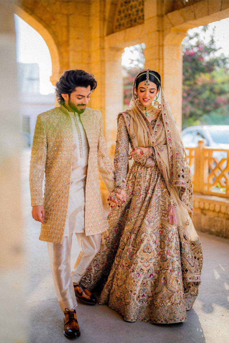 Embroidered HandWork Sherwani For Men's – Najib Maya